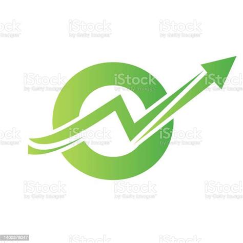 편지 O 금융 로고 디자인 벡터 템플릿 성장 화살표가있는 재무 마케팅 로고 개념 가격에 대한 스톡 벡터 아트 및 기타 이미지