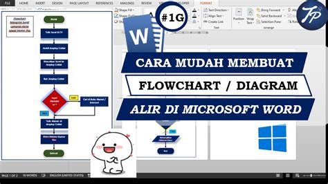 Cara Membuat Diagram Alir Di Ms Word Tutorial Lengkap Vrogue Co