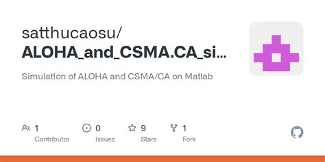 Github Satthucaosu Aloha And Csma Ca Simulation Matlab Simulation Of