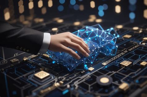 Premium Ai Image Blockchain Credentials Ensuring Trust