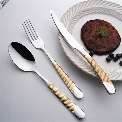 188 Stainless Steel 4 Piece Flatware Set Lkfws10013 Leeknives