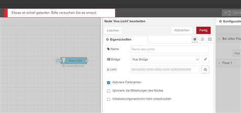 Trouble Integrating Philips Hue With Node Red Contrib Huemagic On