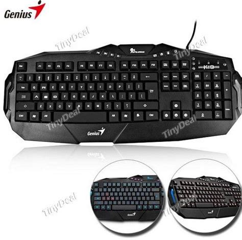 Genius K10 Flashing Portable External Usb Gaming Keyboard Backlit
