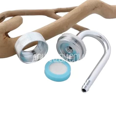 CO2 DIFFUSER Stainless Steel Aluminium Alloy With Changeable Ceramic Disc