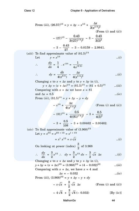 Ncert Solutions For Class 12 Maths Chapter 6 Exercise 6 4 Mathongo