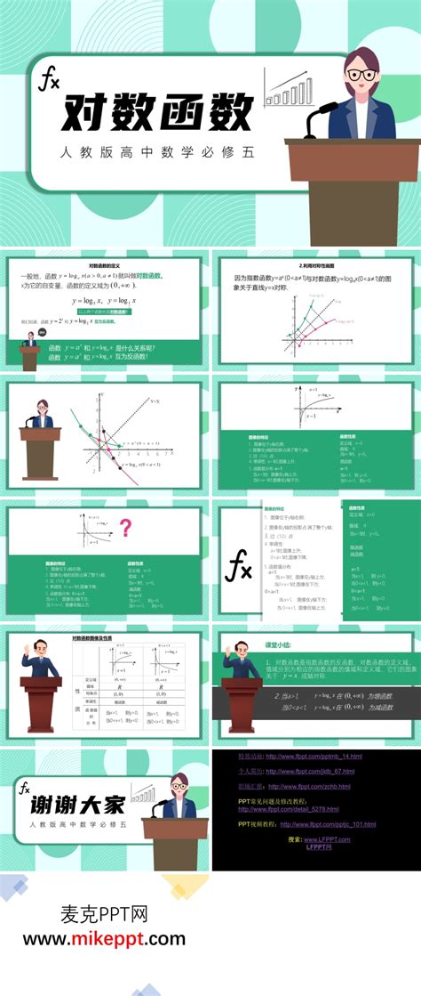 对数函数优质课课件ppt 麦克ppt网
