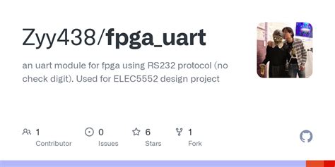 Github Zyy438fpgauart An Uart Module For Fpga Using Rs232 Protocol No Check Digit Used