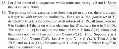 Solved Problem Given A Set X Let P X Denote The Power Chegg