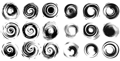 Premium Vector Vortex Swirl Elements And Rotating Hypnotize