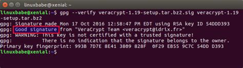 Verify Pgp Signature LinuxBabe