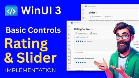 Windows Ui 3 Controls In Winui 3 Basic Inputs Rating And Slider