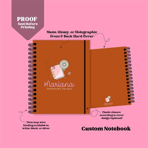 Custom Spiral Notebook Personalized Notebook Personalized Journal Writing Journal Spiral