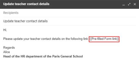 Send Personalized Prefilled Form URLs To Your Recipients Documentation Yet Another Mail