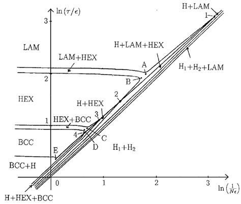 The Schematic Phase Diagram Of The Random Block Copolymer System For