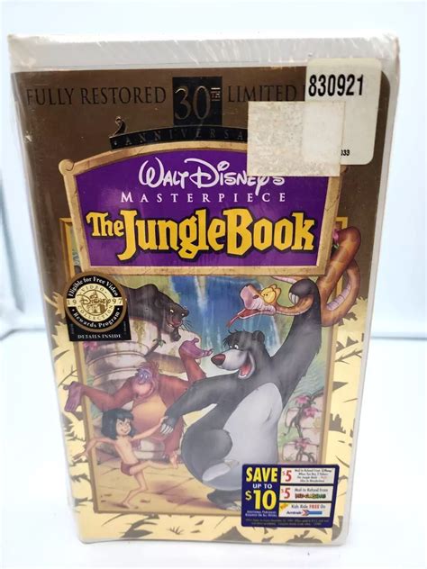 Mavin Walt Disney Japanese Vhs Jungle Book Rare Off