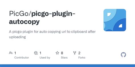 Github Picgopicgo Plugin Autocopy A Picgo Plugin For Auto Copying