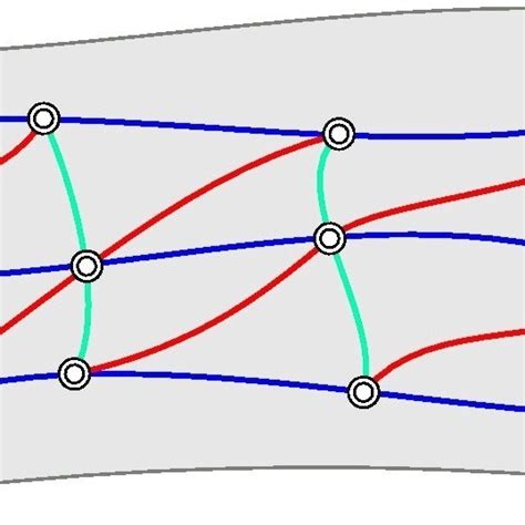 left curve network middle polygon network right triangle mesh