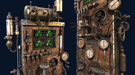 Steampunk Computer Flippednormals