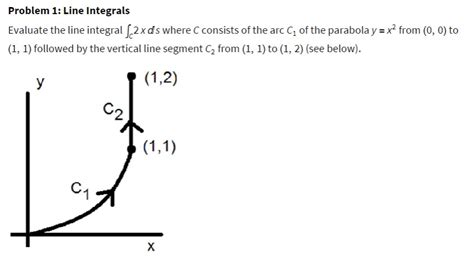 Problem Line IntegralsEvaluate The Line Integral Chegg