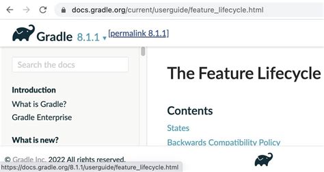 Permalink To Actual Version R Gradle