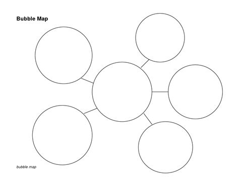 Bubble Mind Map Template Clip Art Library Images