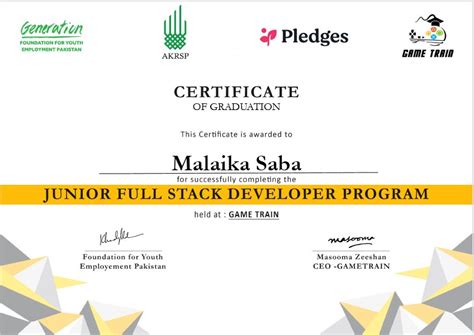 Malaika Saba On Linkedin Fullstack Webdevelopment Gametraingraduate Shedev 33 Comments