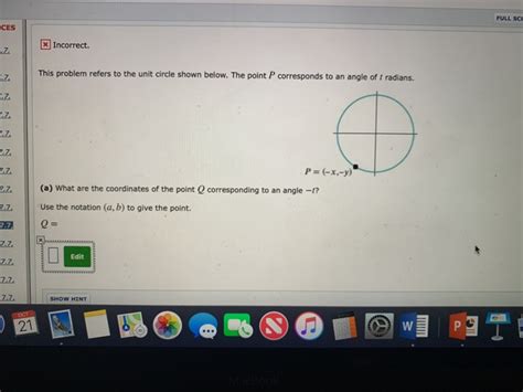 Solved Full Sci Ces Z Incorrect Lz This Problem Refers To Chegg Com