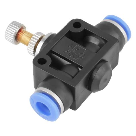 Tebru Pneumatic Airflow Regulator 5 Pcs Set Push In Speed Controller