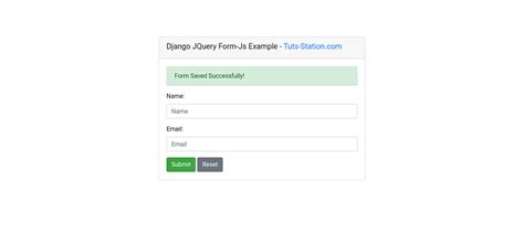 django form submit using form js example by bhavesh sonagra medium