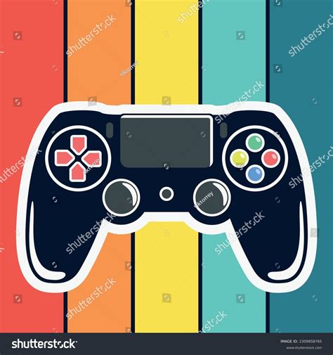 Joystick Controller Analog Joystick Game Pad Stock Vector Royalty Free 2309858765 Shutterstock