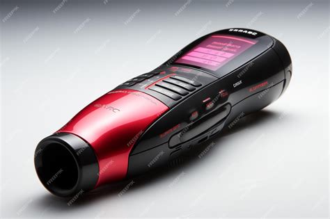 Premium Ai Image Handheld Doppler Speed Radar On White Background