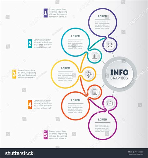 벡터 동적 인포그래픽 또는 기술 또는 스톡 벡터로열티 프리 727429981 Shutterstock