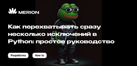 Как перехватывать сразу несколько исключений в Python простое руководство