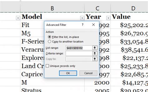 how to filter in excel advanced filters and autofilter explained