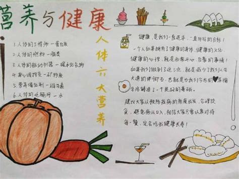 健康饮食为主题的手抄报 健康饮食手抄报 老师板报网