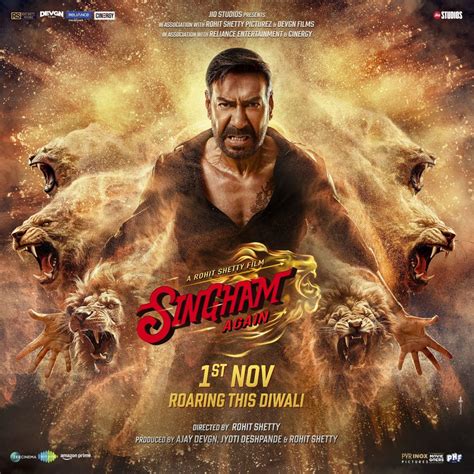 Singham Again Box Office Collection Day 1: Opens at ₹43 Cr