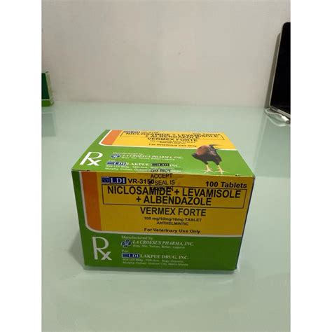 Vermex Forte Tablet 10 Tablets 1banig Shopee Philippines