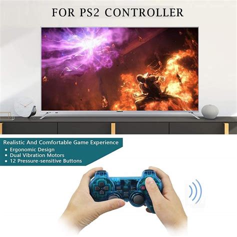 Jinhoabf Wireless Controller For Ps2built In Dual