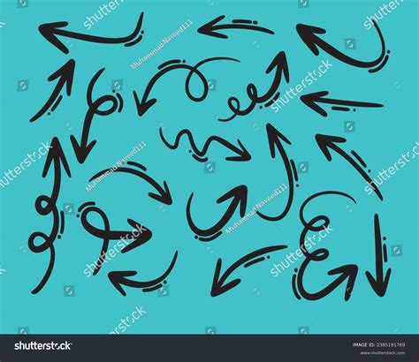 Different Types Arrows Vector Illustration Stock Vector Royalty Free 2385191769 Shutterstock