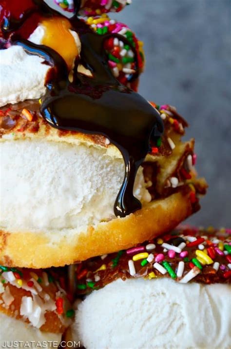 The Ultimate Doughnut Sundae Just A Taste