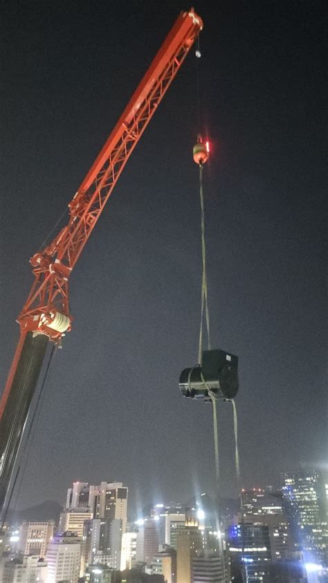 발전기 500kw동체 불량으로 동체를 교체하였습니다 공사후기 대흥파워텍