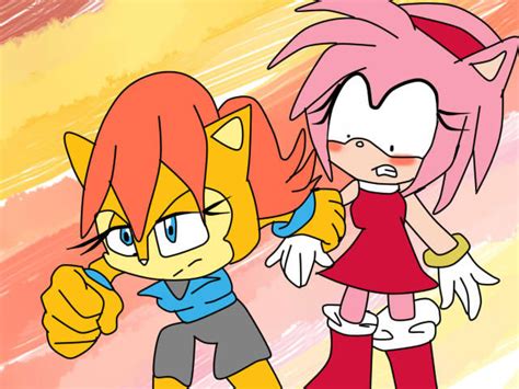 Sally X Amy By Missdbz01 On Deviantart