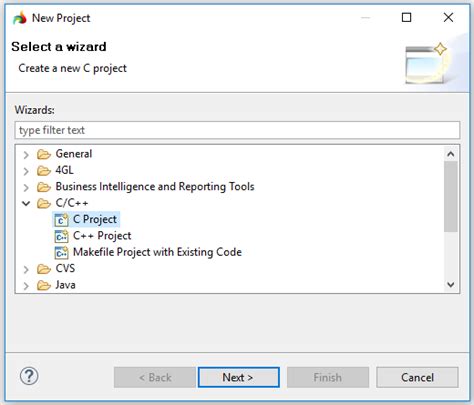 Creating New Cc Projects