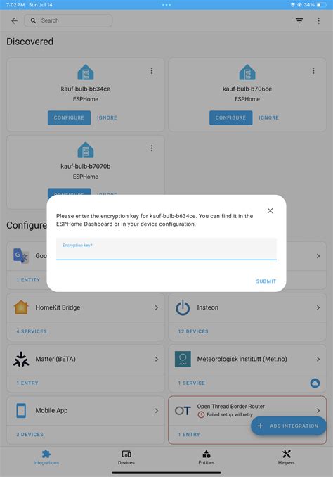mdns unable to add kauf bulbs esphome home assistant community