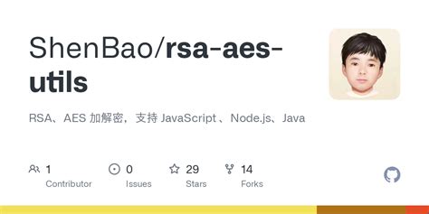 github shenbao rsa aes utils rsa、aes 加解密，支持 javascript 、node js、java