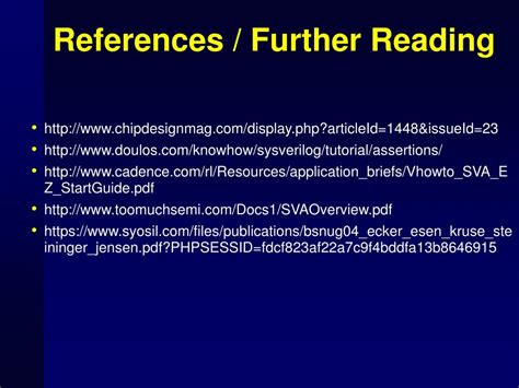 Ppt Introduction To System Verilog Assertions Powerpoint Presentation Id1221441