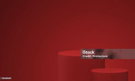 3d 연단 두 실린더 기둥 쇼케이스 소매 상품 제품 프리젠 테이션 현실적인 벡터 0명에 대한 스톡 벡터 아트 및 기타 이미지 0명 3차원 형태 Fashion Show