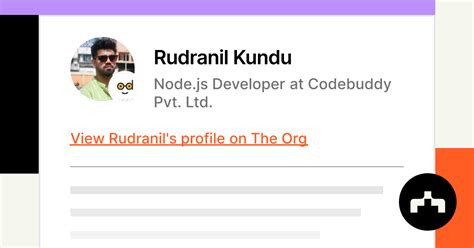 rudranil kundu node js developer at codebuddy pvt ltd the org