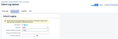 Upload Logs From An Mdk App Sap Tutorials