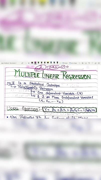 Econometrics Revision Short Notes Ugc Shorts Shortsfeed Youtube